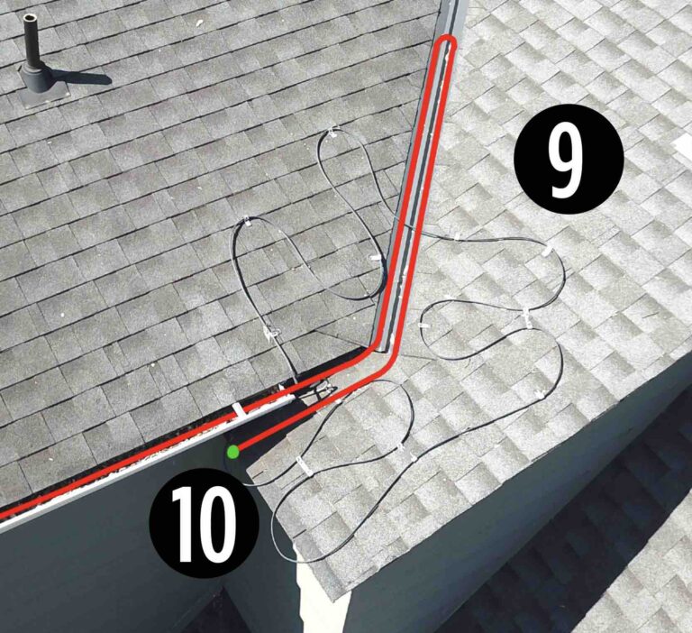 Installing Roof De-Icing Heat Cable in Valleys → Radiant Solutions Company